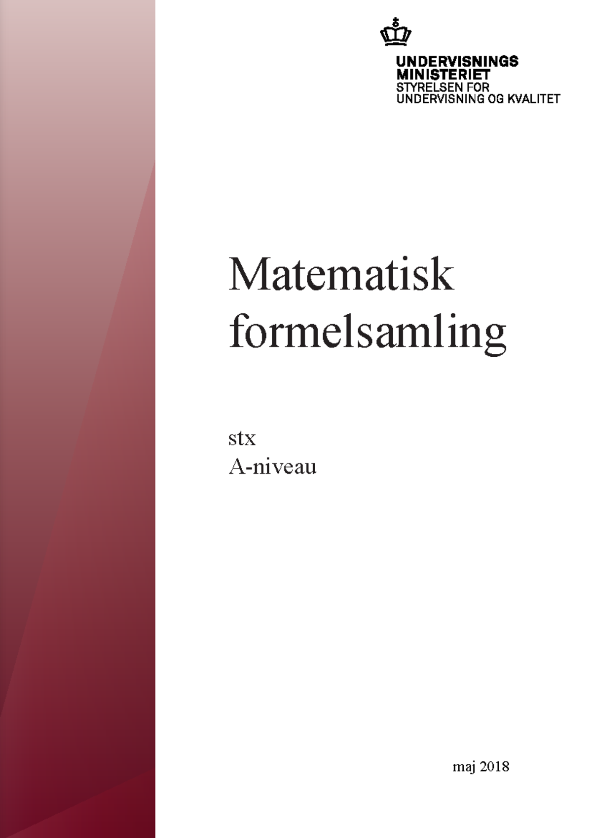 Formelsamling mat A ver februar 2022 - maj 2018 Matematisk ...
