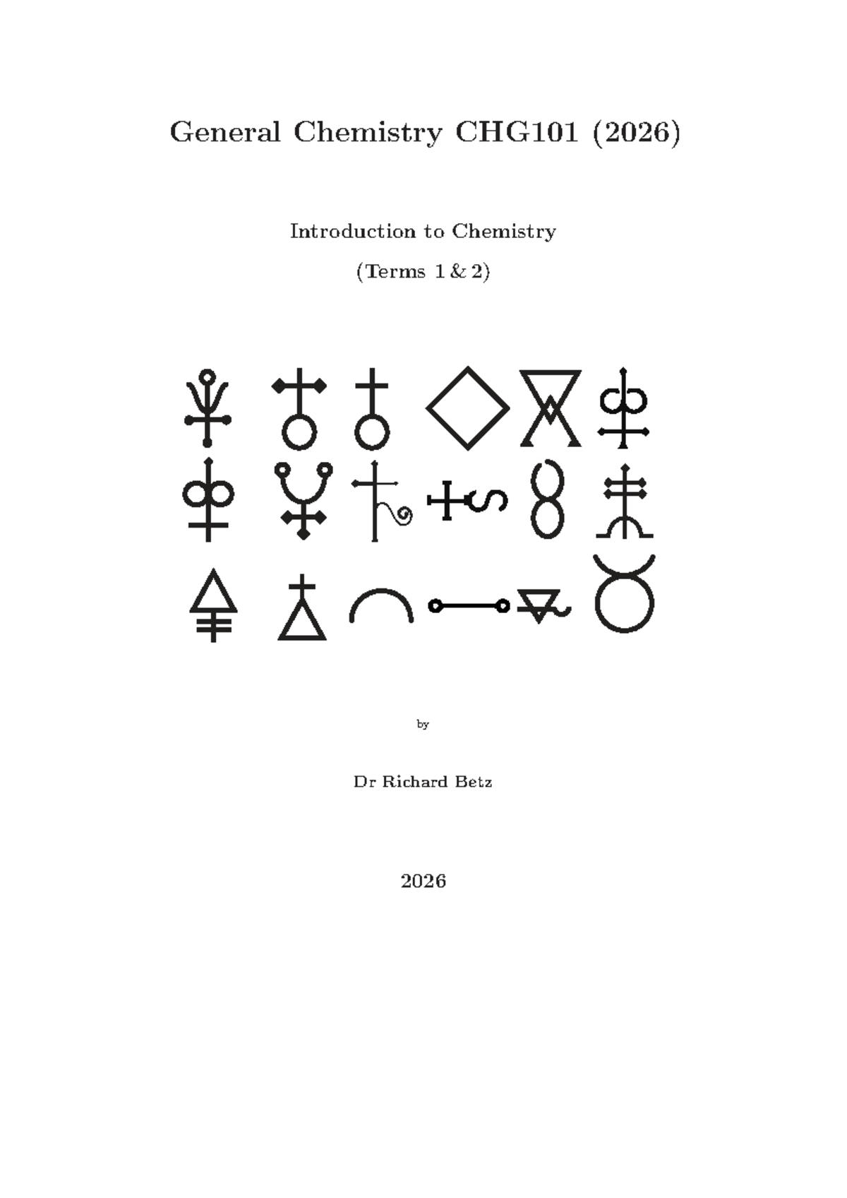 General Chemistry CHG101: Introduction to Chemistry - Studocu