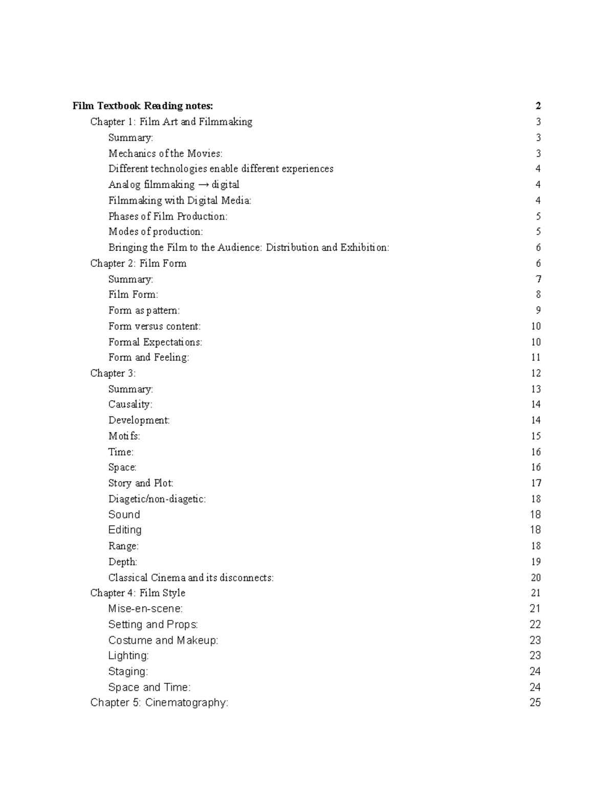 Film Textbook Reading Notes: Summary of Chapters 1-3 on Film Art ...