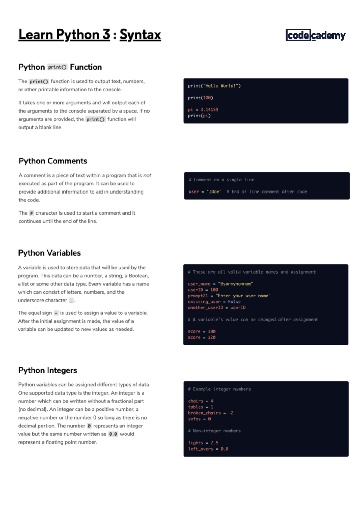 Python Syntax: A Comprehensive Guide to Key Concepts and Usage ...