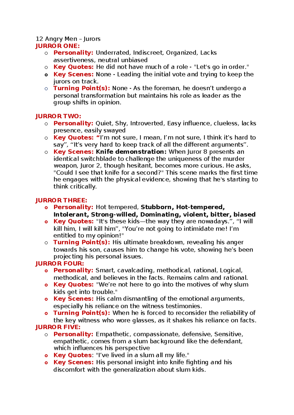 12 Angry Men Character Analysis: Jurors' Personalities & Key Moments ...