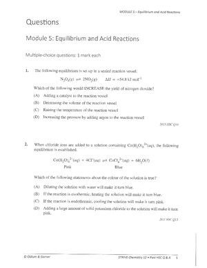 Module 7 - Mod 7 - ngoandsons.com (02) 9755 9424 Name: Class: CHEMISTRY ...