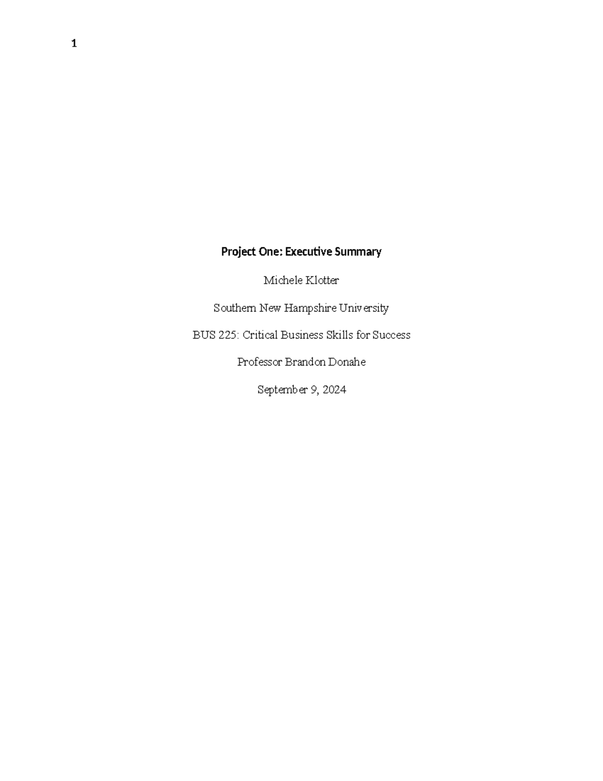 BUS225 Project One: Diversification Strategies in the Auto Industry ...