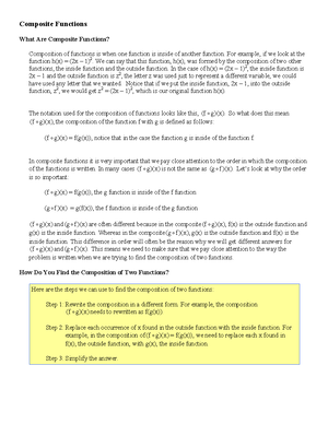 Complex Exercises - EMA105B - Studocu