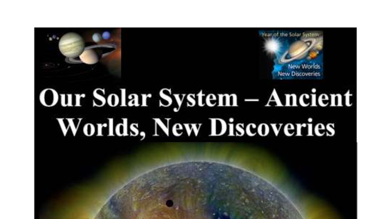 Our Solar System: A Visual Guide to Planets and Phenomena - Studocu