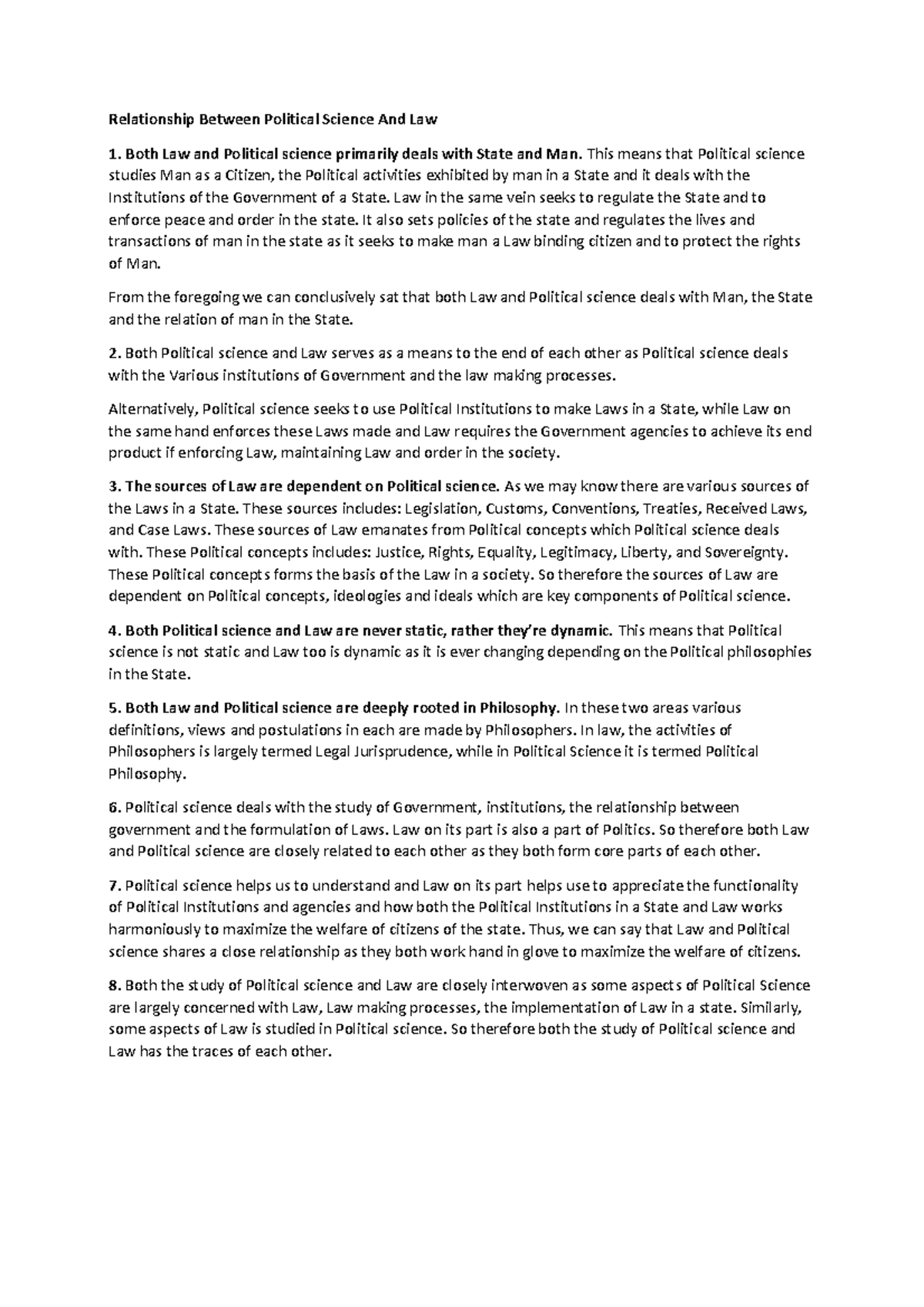 The Interconnection of Political Science and Law: An In-Depth Analysis ...