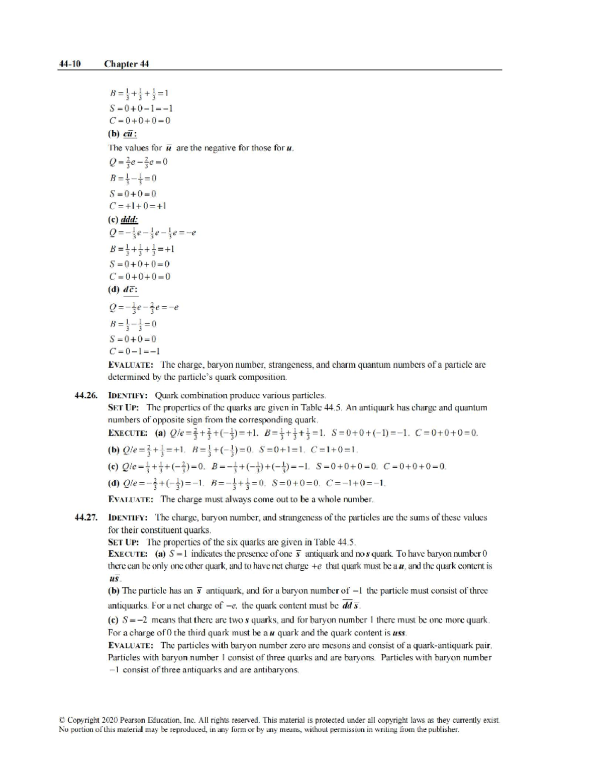 Chapter 44: Quark Composition and Quantum Numbers (University Physics ...