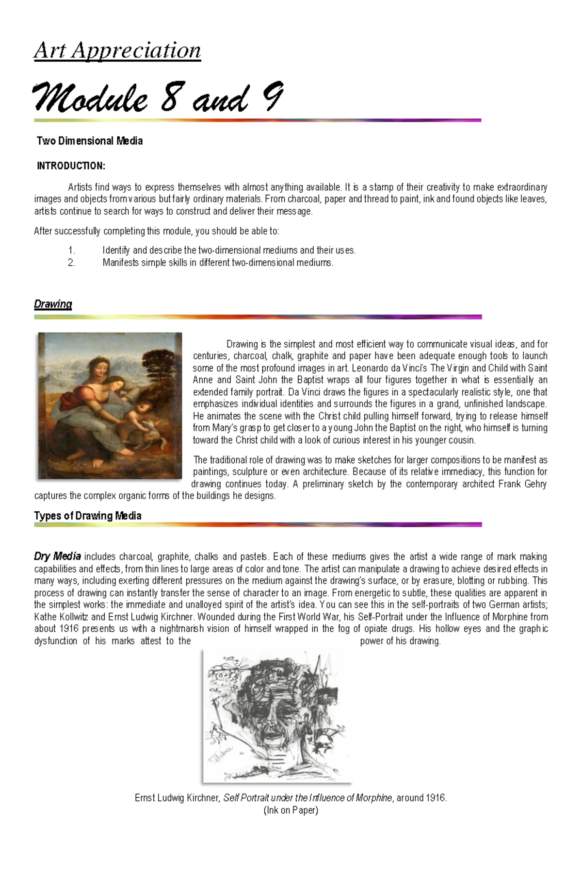Art Appreciation - summary - Art Appreciation Module 2 Creativity ...