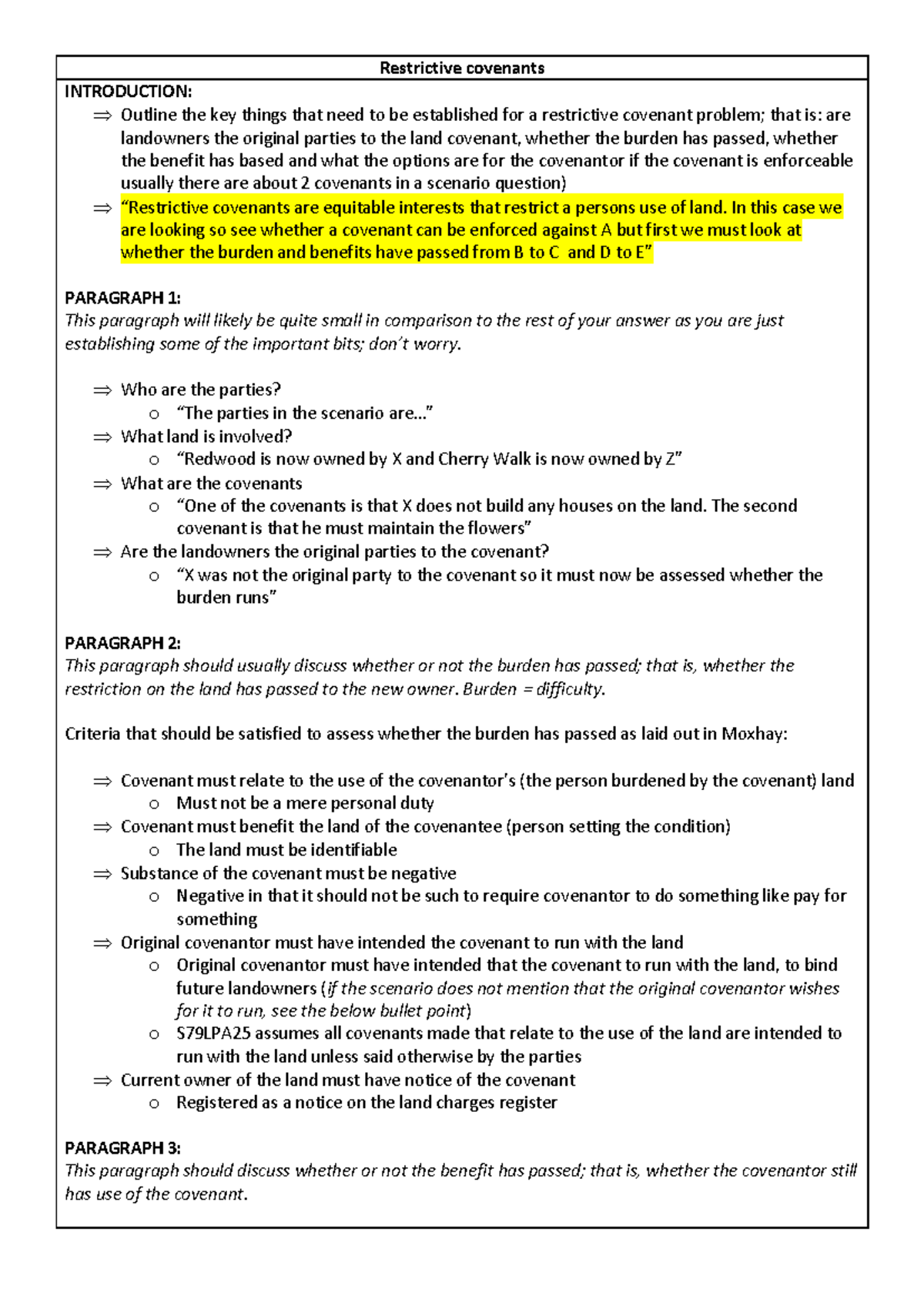 Restrictive Covenants Guide: Analyzing Their Enforcement in Land Use ...