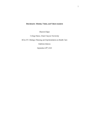 [Solved] Part of what a leader does is create the vision for the future ...