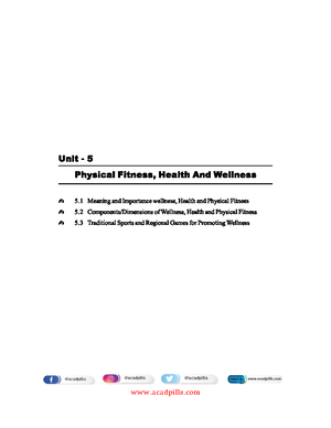 Class 11 complete notes - PHYSICA YSICAL EDUCATION EDUCATION PHYSICAL ...