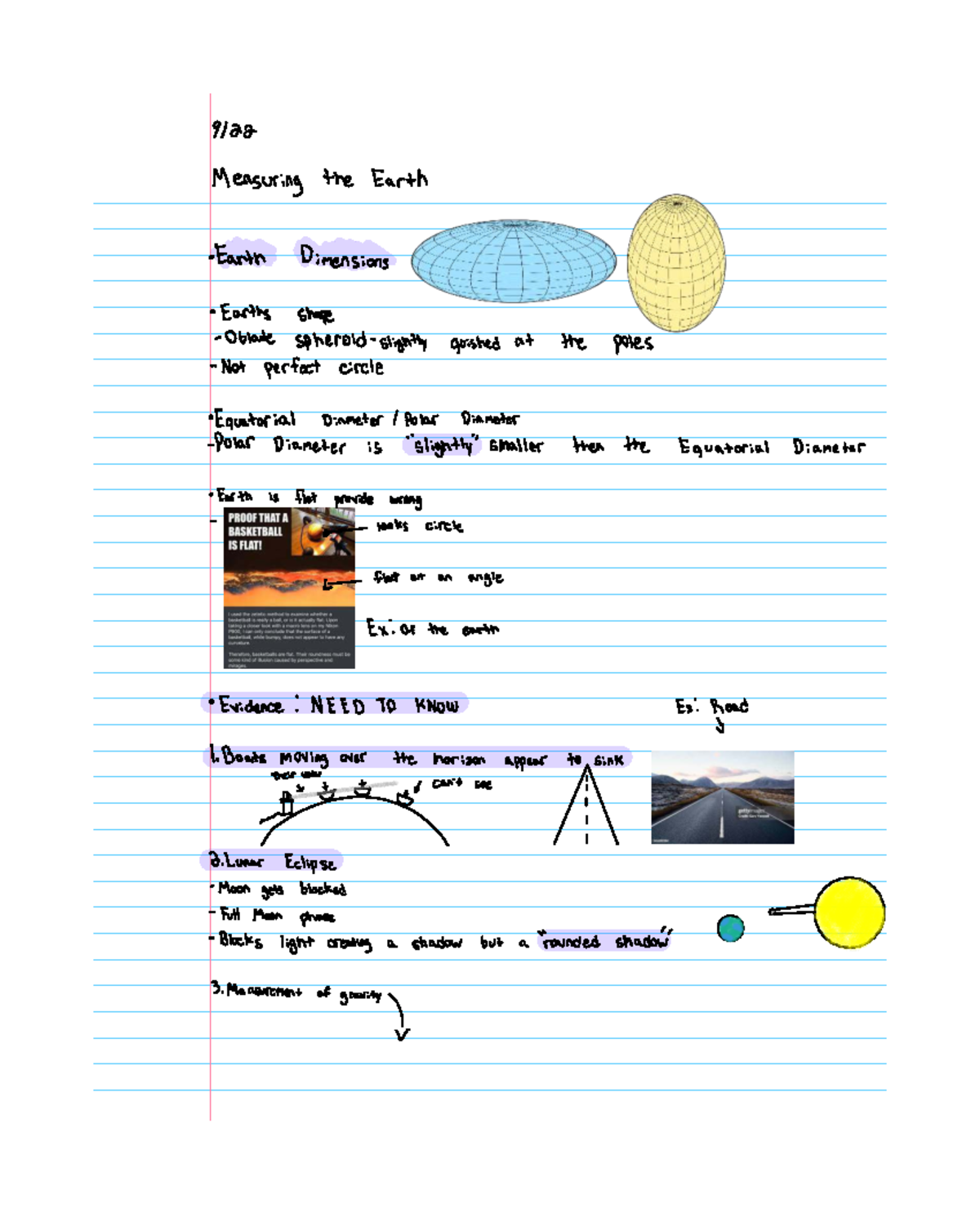 9122 Earth Measurements: Dimensions, Shape, and Gravity Insights - Studocu