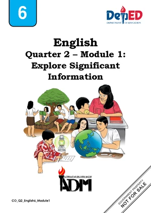 English6_q1_mod3 - English Quarter 1 – Module 3: Connecting Lives 6 ...