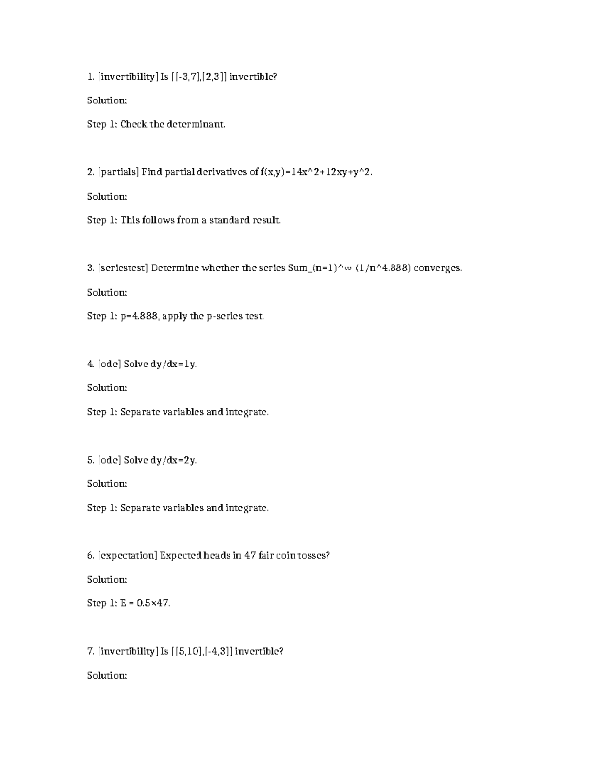 Math 6437 - Solutions to Key Problems in Calculus and Analysis - Studocu