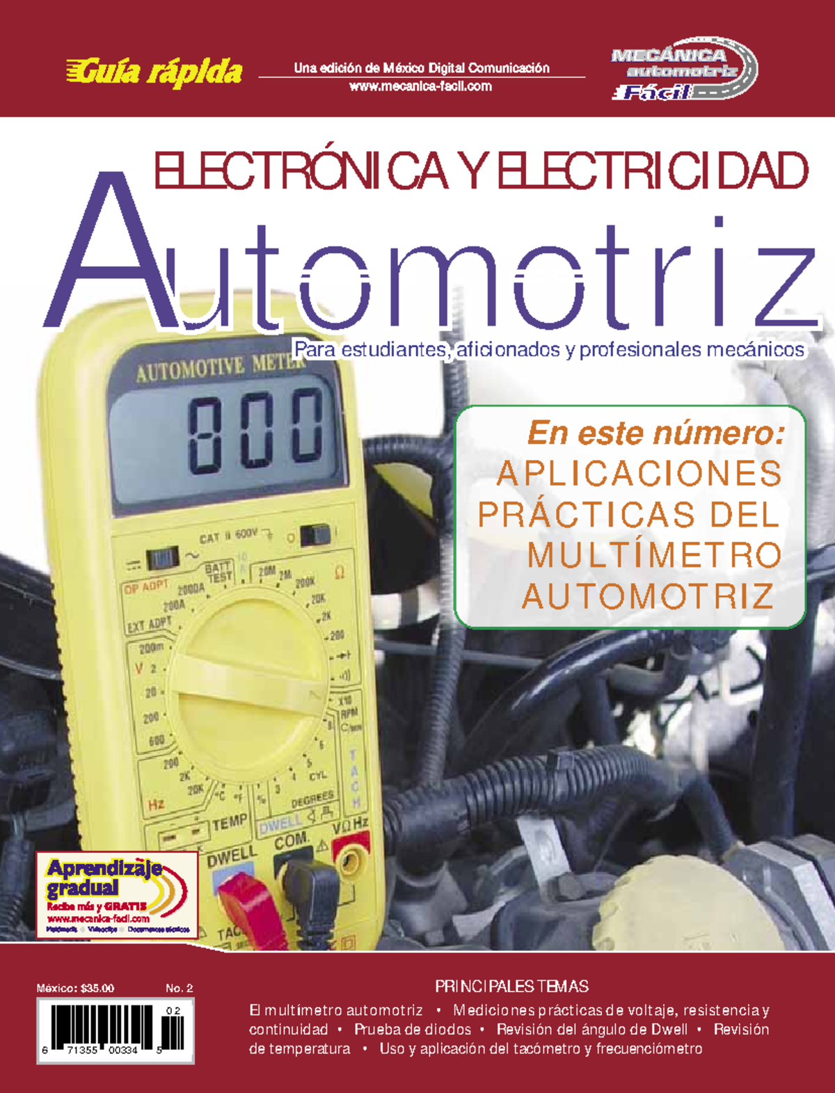 Guía Rápida: Aplicaciones y Uso del Multímetro Automotriz (ELECT-001 ...