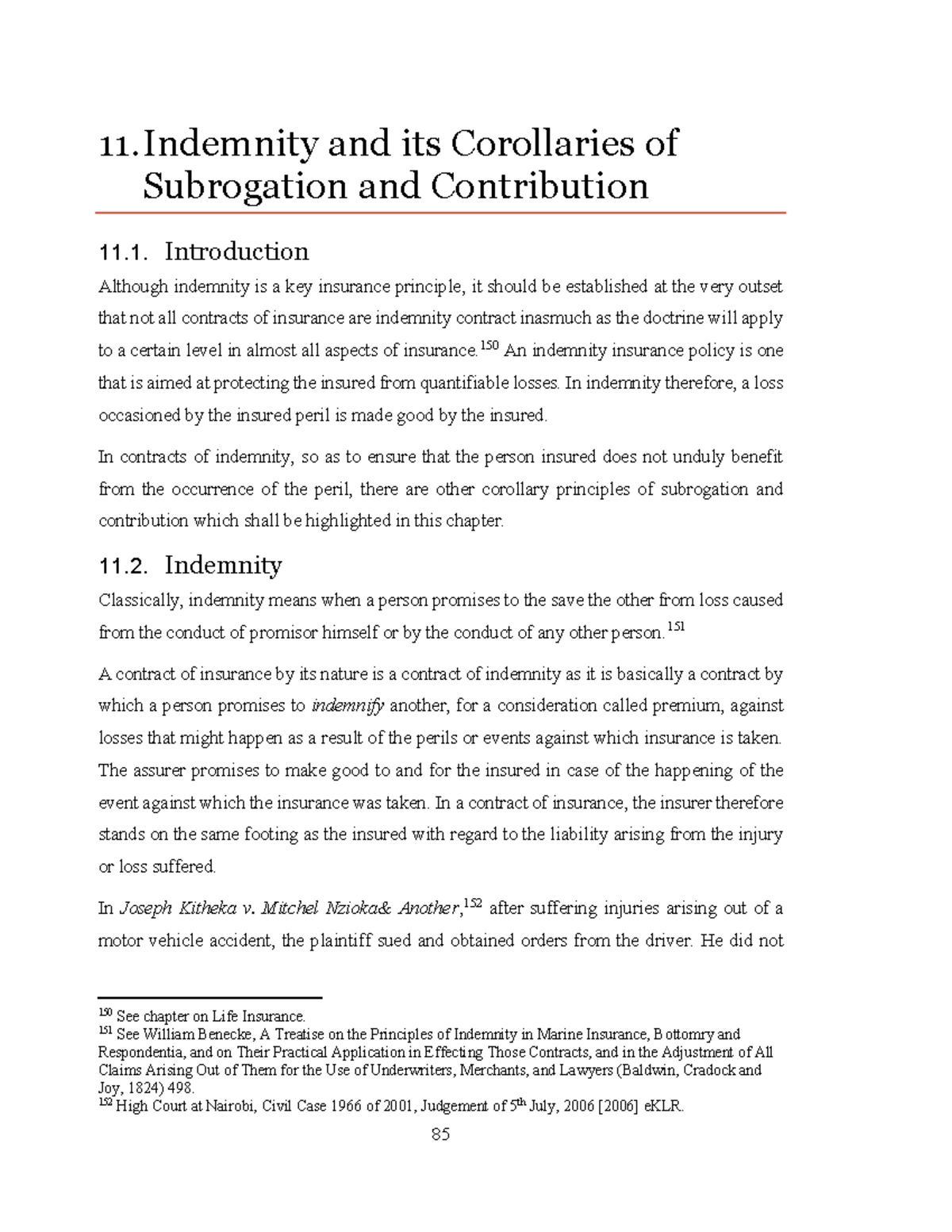 Indemnity and Its Corollaries: Subrogation & Contribution Explained ...