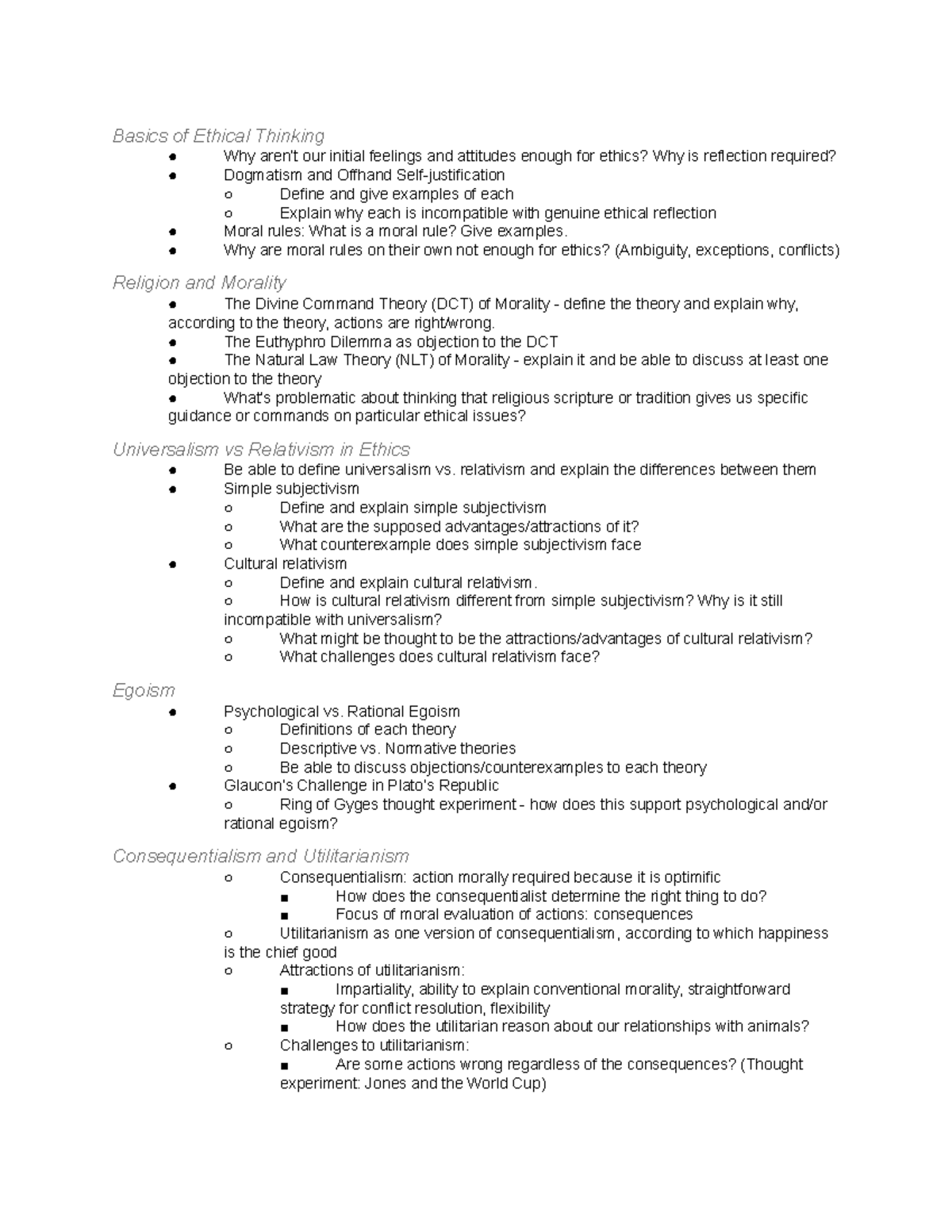 Ethical Theories: Kantian, Virtue Ethics & Utilitarianism Overview ...