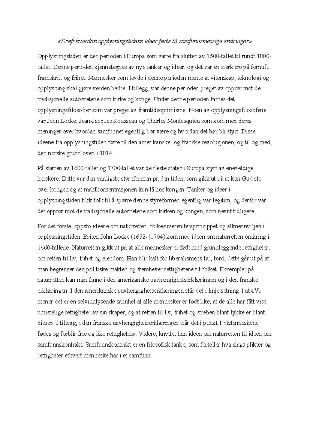 Kongens Velkomsttale ved Hagefest i Slottsparken 1. sep 2016 - Studocu