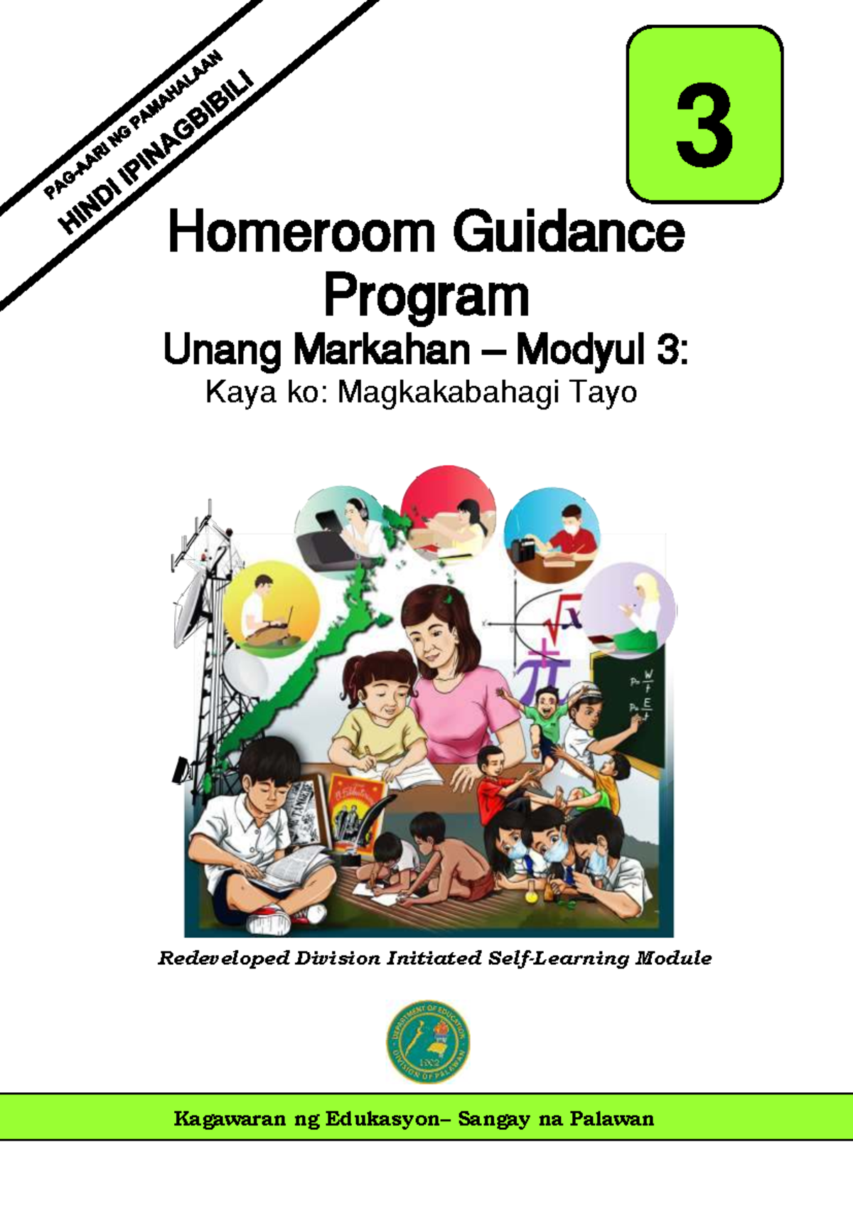 HGP-3-Q1 M3: Kaya Ko: Magkakabahagi Tayo - Homeroom Guidance Module ...