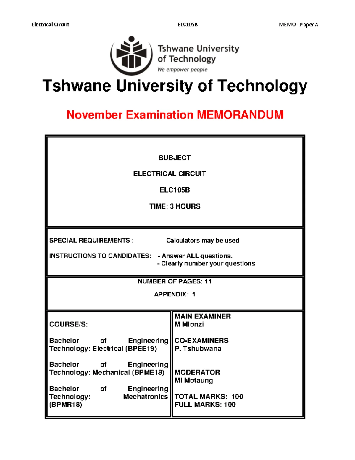 EEB115D Practical Guide for Electrical Engineering II (2023) - Studocu