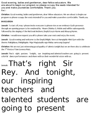 Script FOR Coronation Rites - SCRIPT FOR CORONATION RITES EMCEE SCRIPT ...