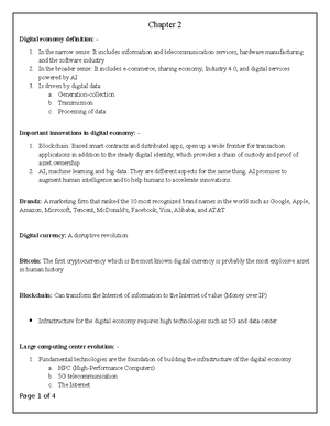 Summary Chapter 4&5 (Fundamentals of Fin Tech) - Chapter 4& 5G (5th ...
