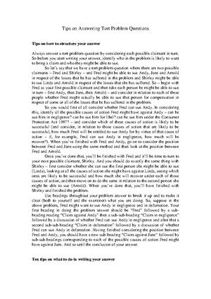 Writing a case note - WRITING CASE NOTES AND CASE COMMENTS 1 Jessica ...