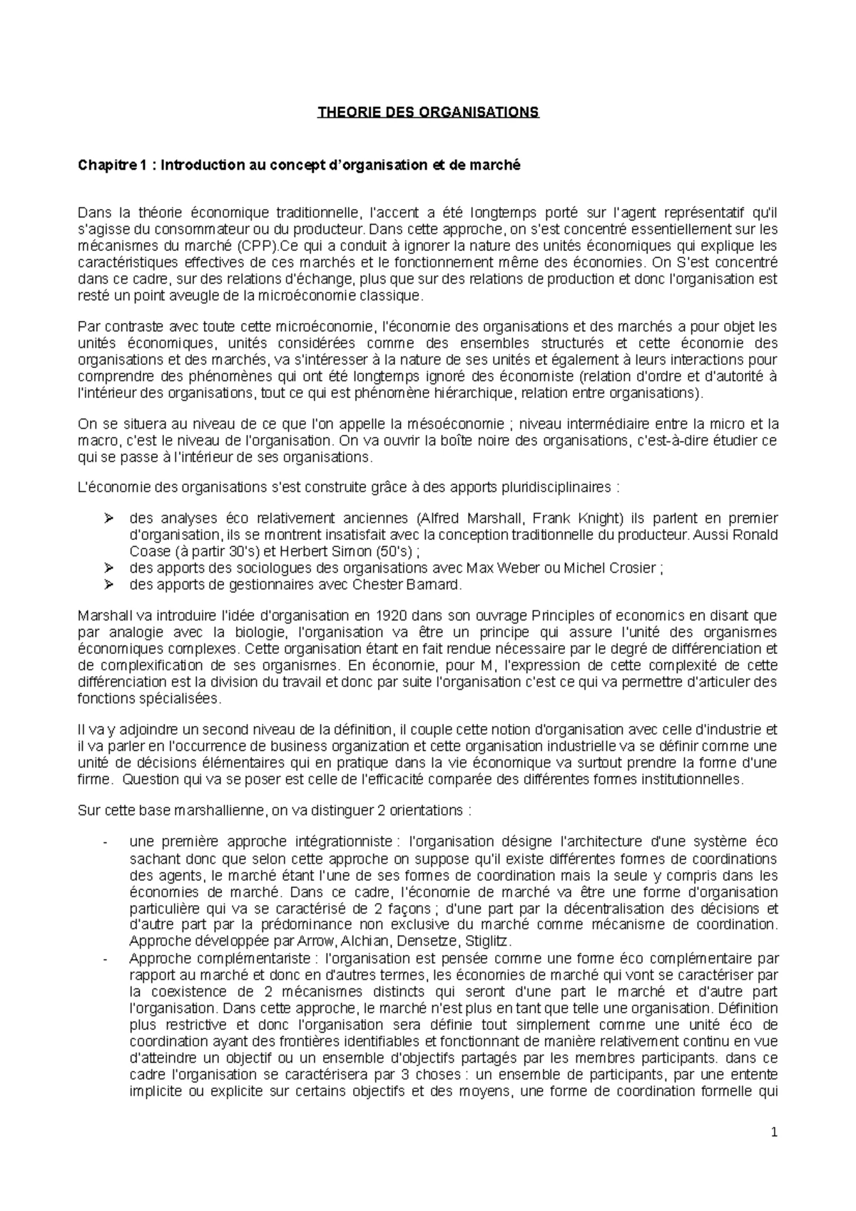 Td 5 Théorie des organisations - Td 5 : La théorie de l’agence Document 1 : La supercherie dont ...