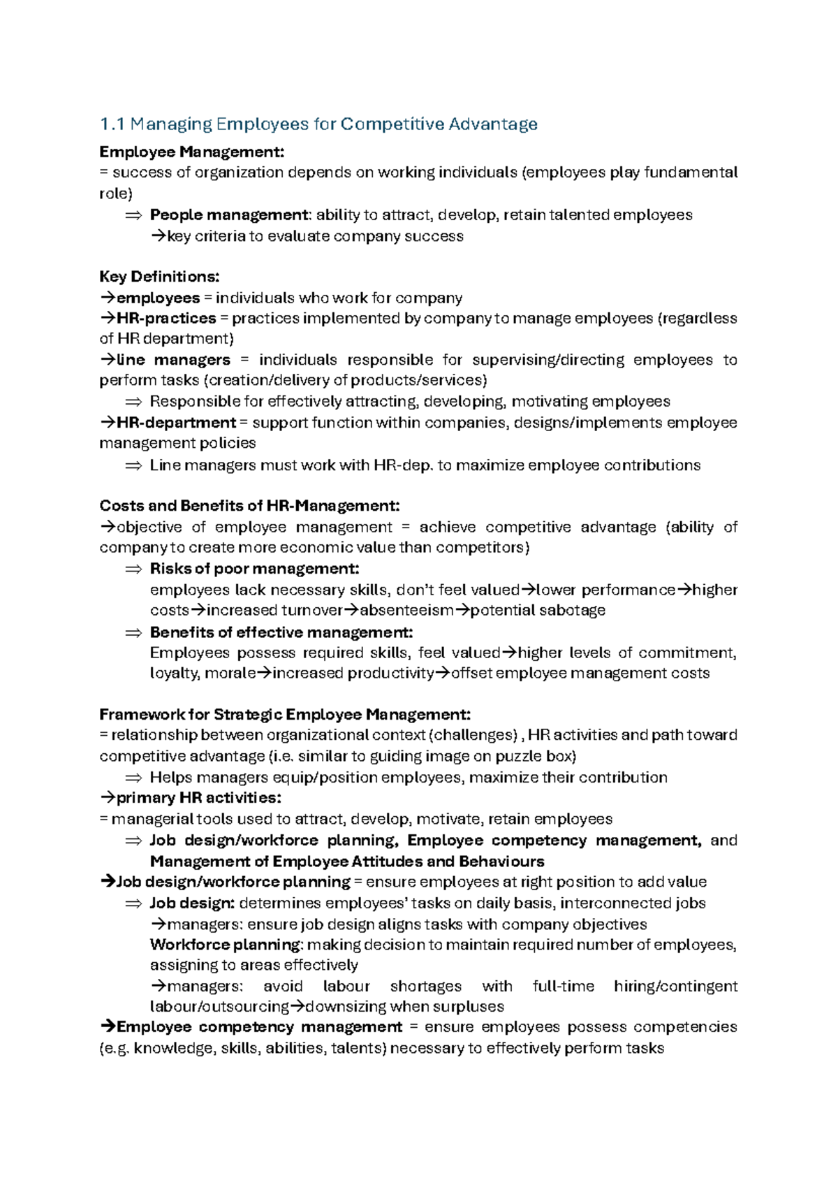 HR-Management: Strategies for Employee Success and Competitive ...