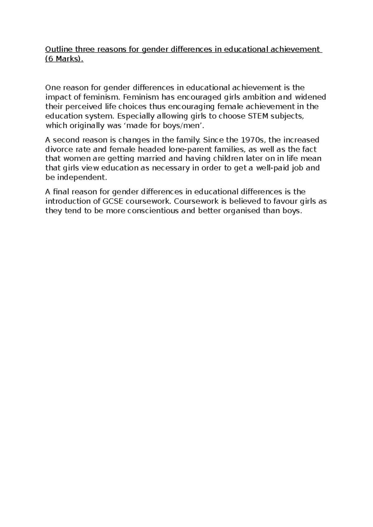 Gender Differences in Educational Achievement: Key Factors Explained ...