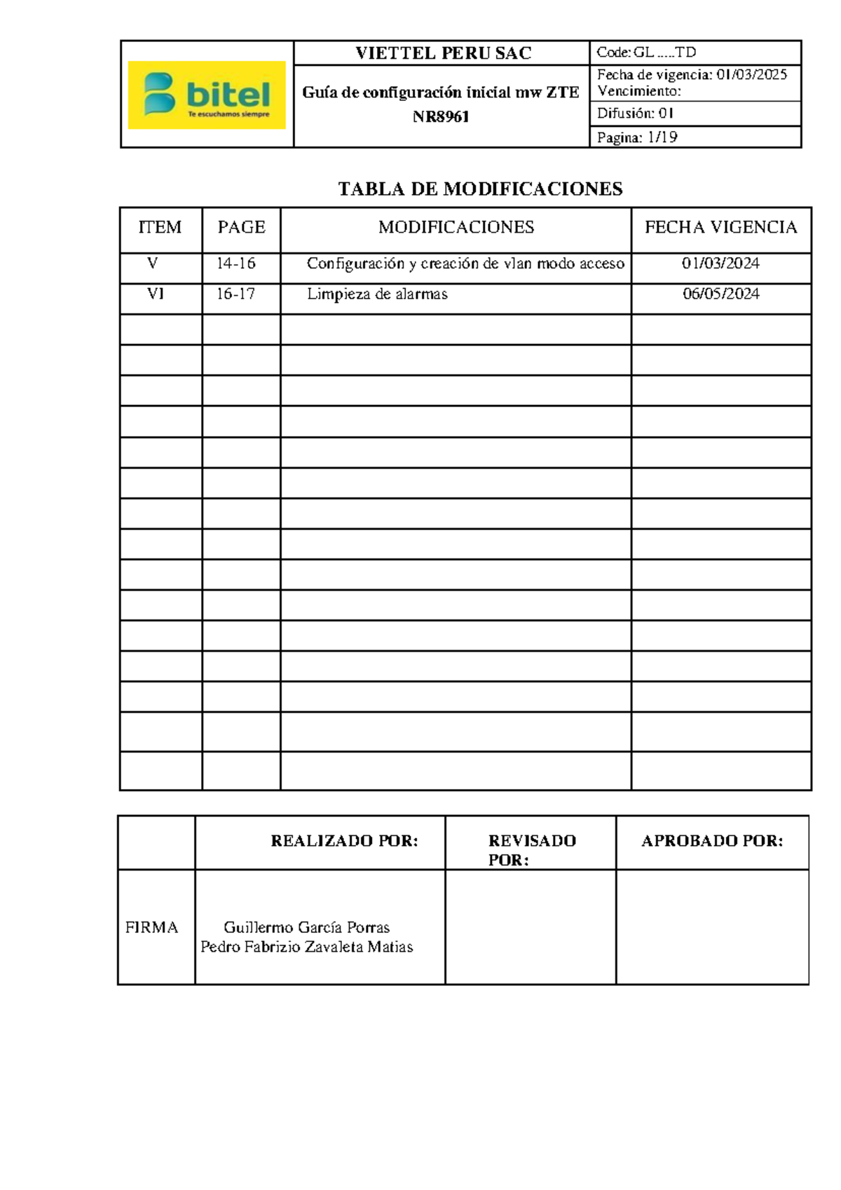 Guía de Configuración Inicial MW ZTE NR8961-6: Instrucciones Clave ...