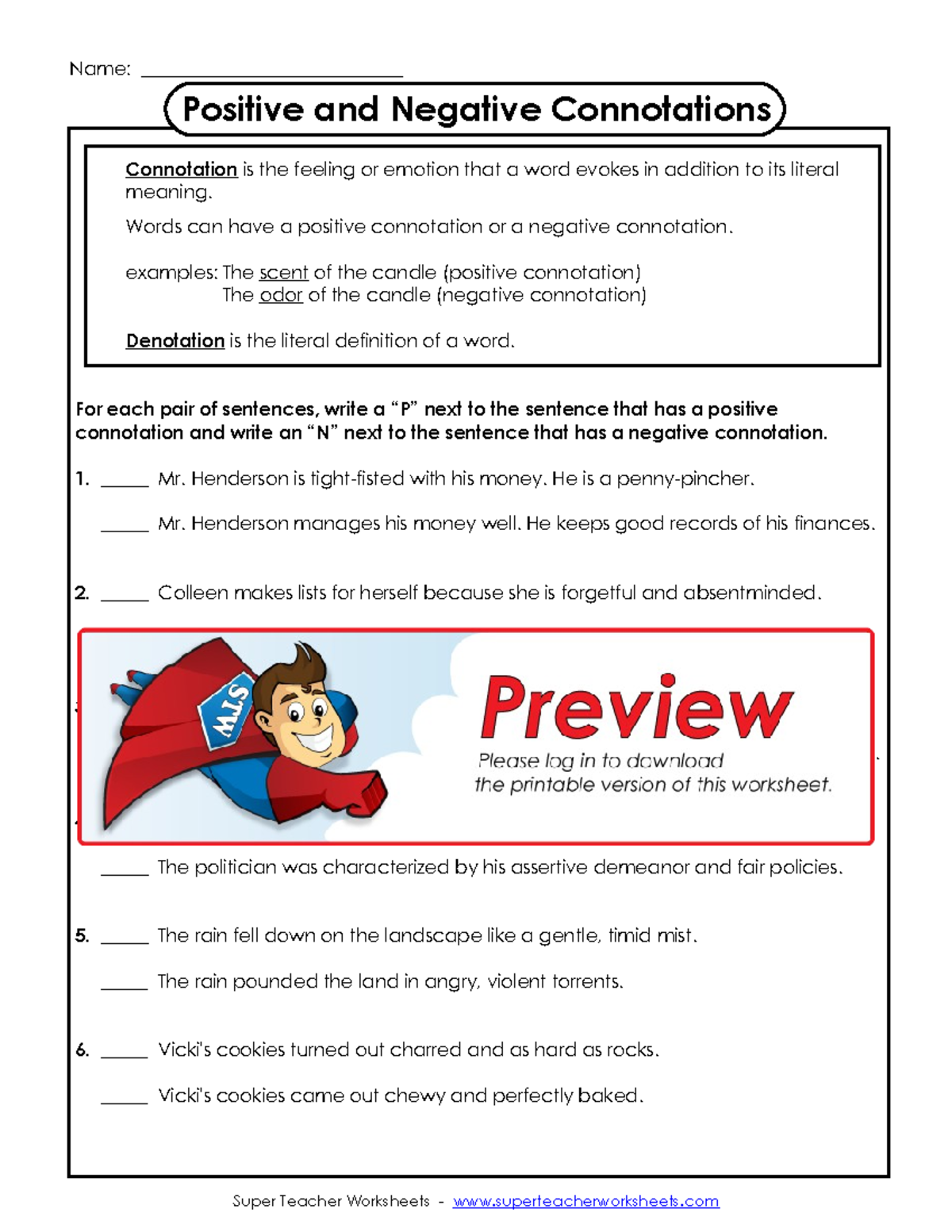 Positive and Negative Connotations Explained (POS NEG 4) - Studocu