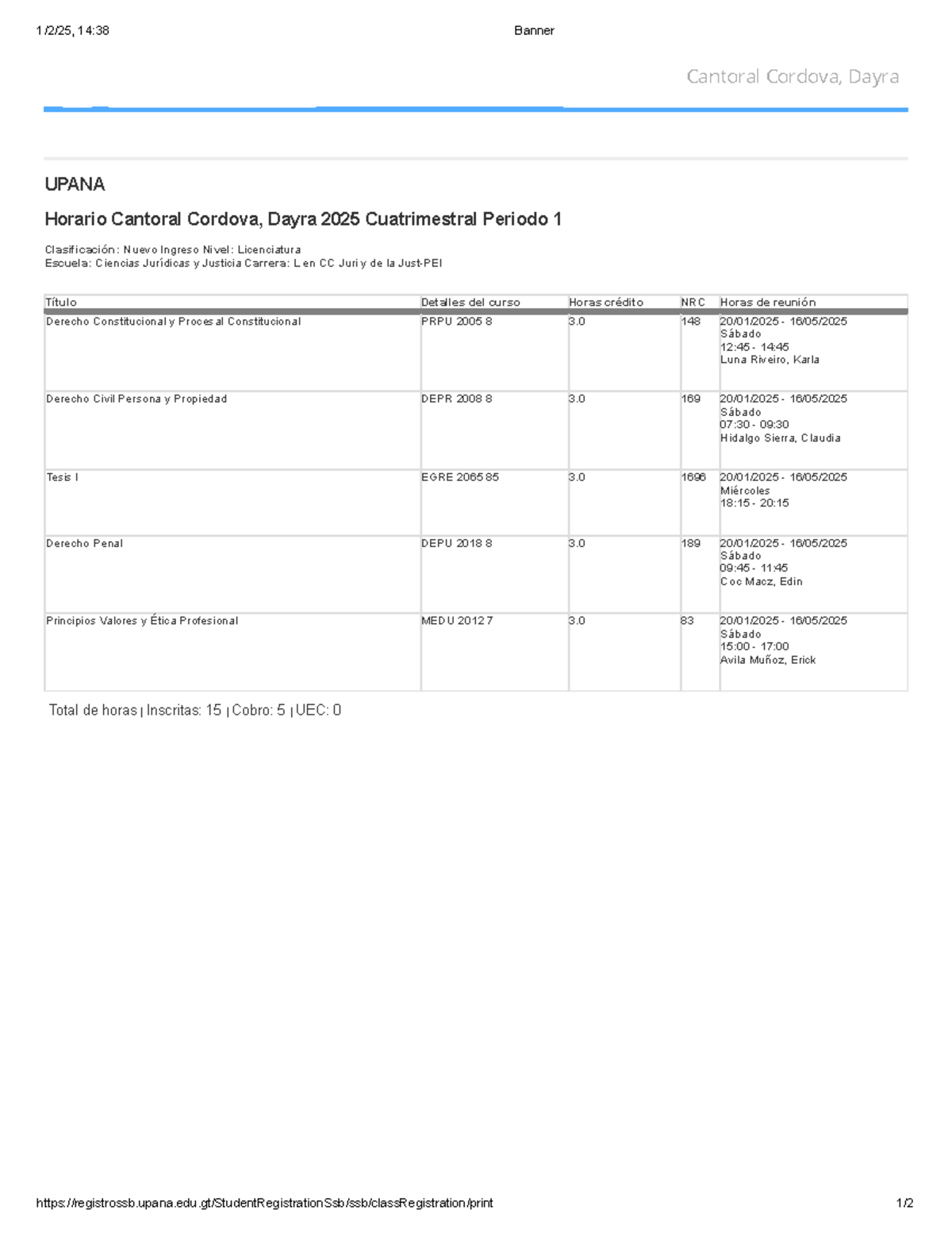 Guía para el Uso Correcto de la Plataforma UPANA - 2025 Cuatri 1 - Studocu