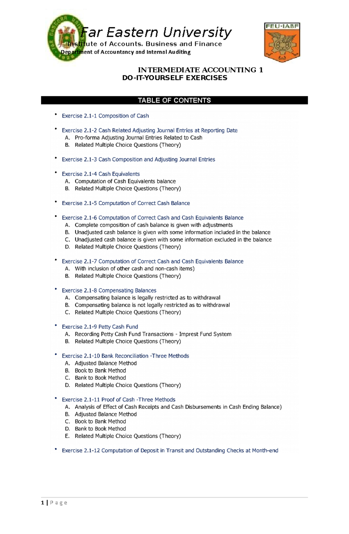 Intermediate Accounting Sample Problems 2 - Warning: TT: more functions defined than expected ...