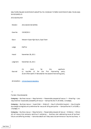High Court Citations (2023) - HIGH COURT: CITATION OF COURTS ON ...