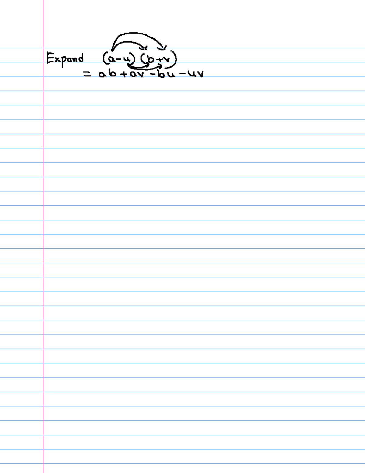 Algebra Expansion Notes for Course 2026 01 05 - Studocu