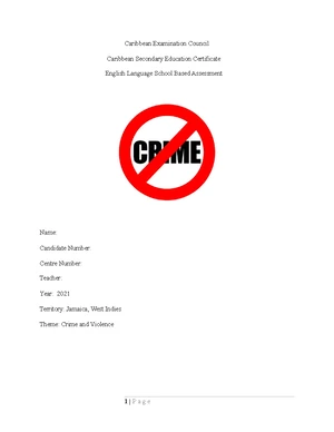 English A SBA Sample: Analyzing Deforestation's Impact on the ...