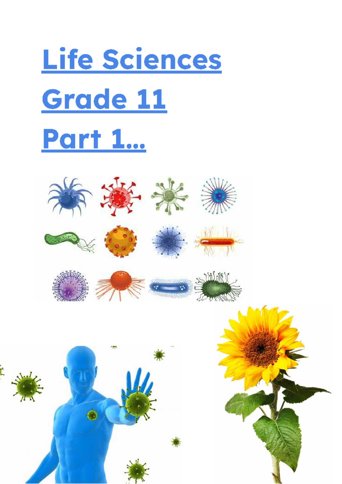LSC Grade 11 Life Sciences Notes: Microorganisms & Diseases Part 1 ...
