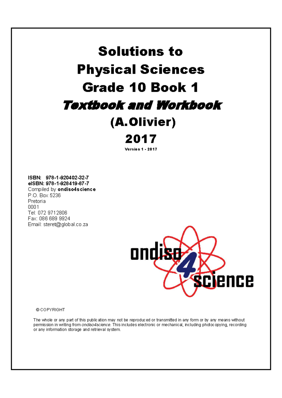 GR-10 Physical Sciences: Physics Solutions for Waves and Light Concepts ...