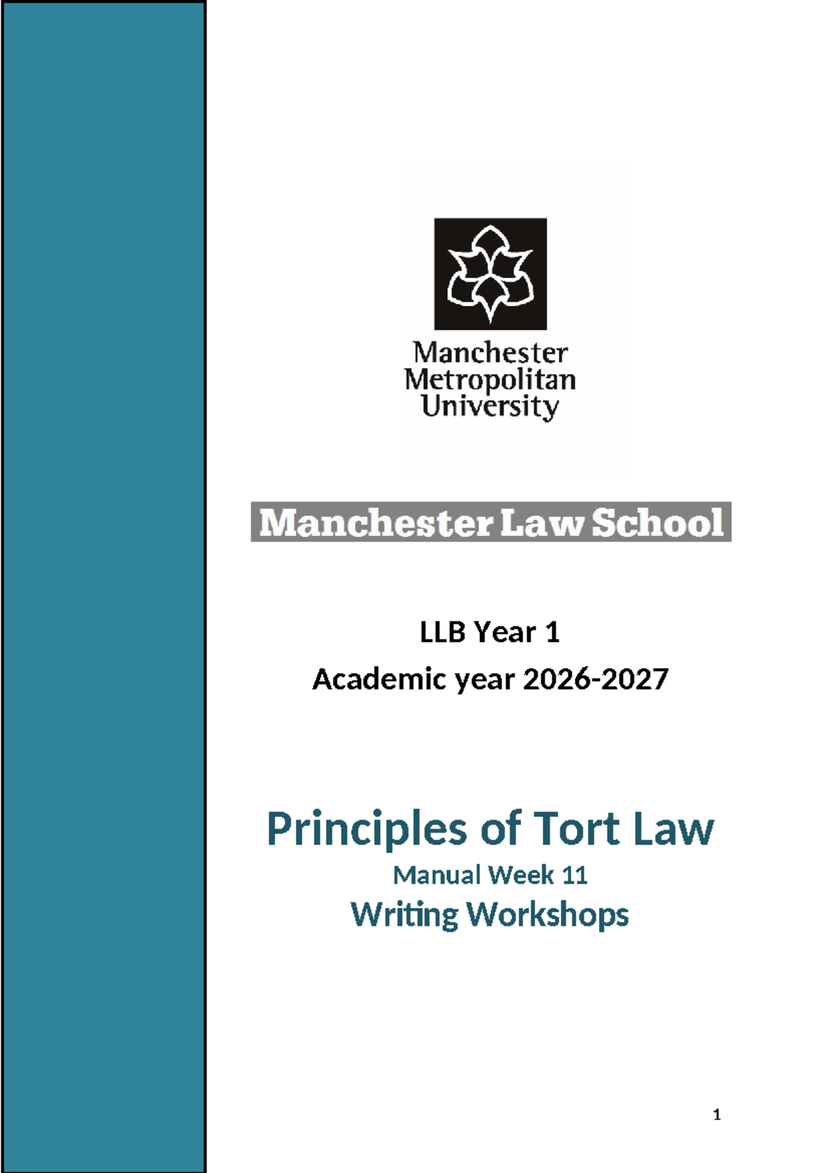 LLB Year 1 Week 11 Writing Workshop: IRAC on Occupiers Liability - Studocu