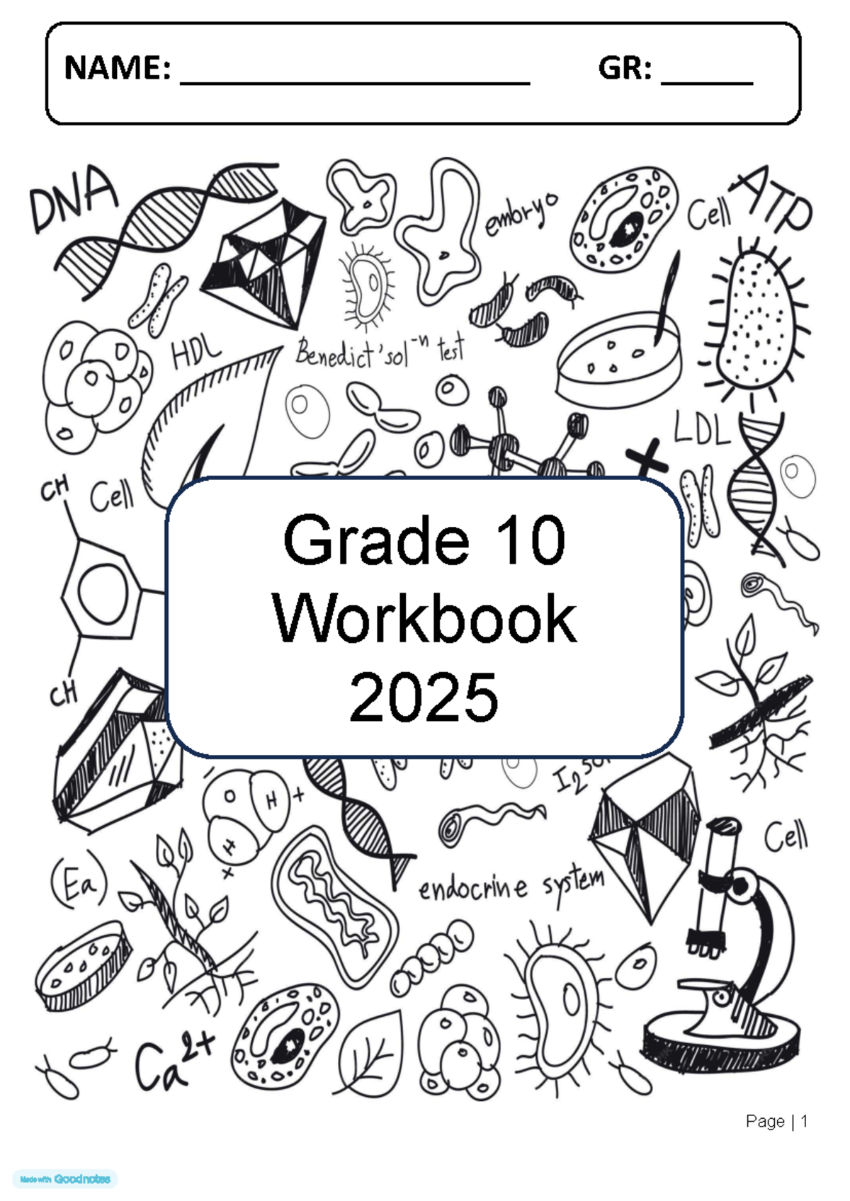 Grade 10 Skills & Chemistry of Life Workbook 2025 - Studocu