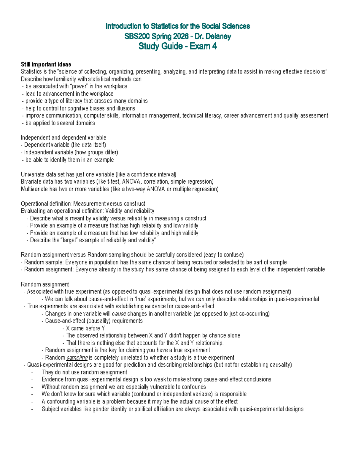 Statistics Lecture Notes: Key Concepts and Methods - Studocu