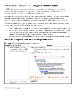 [Solved] Code the following case study Multiple codes required ...