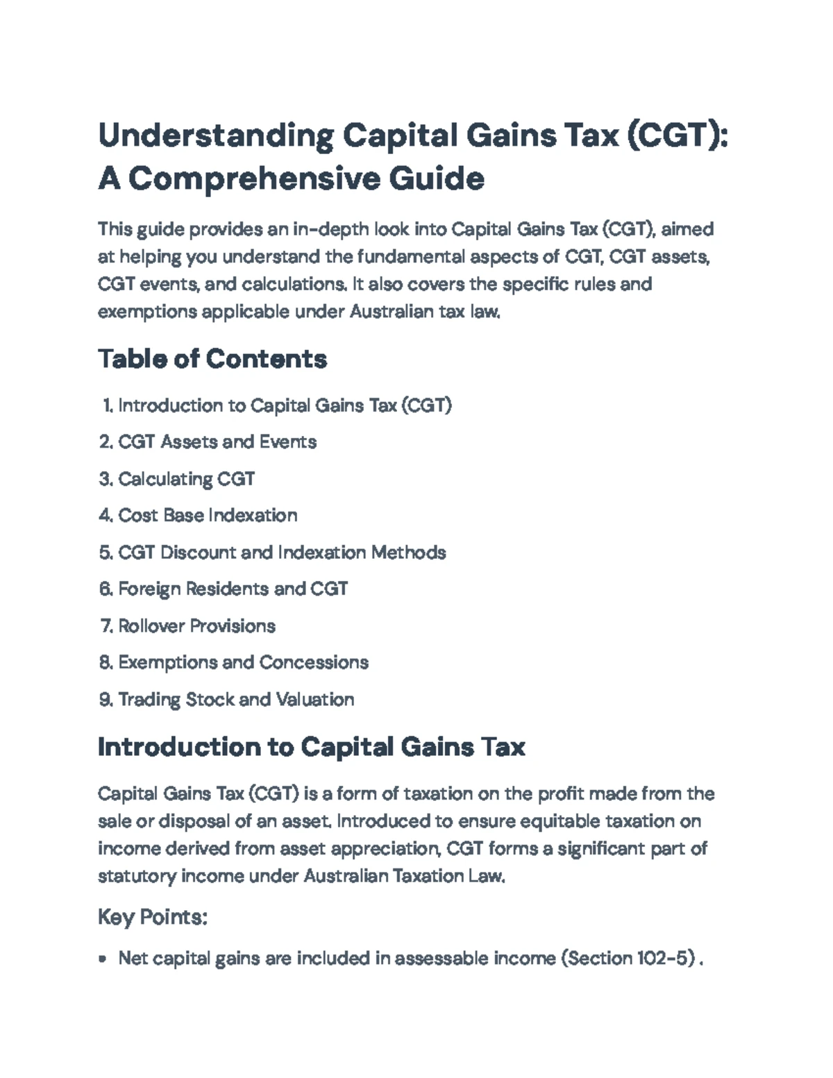 Tax Deductions and Offsets Overview - Section 8-1 Summary (ITAA 1997 ...