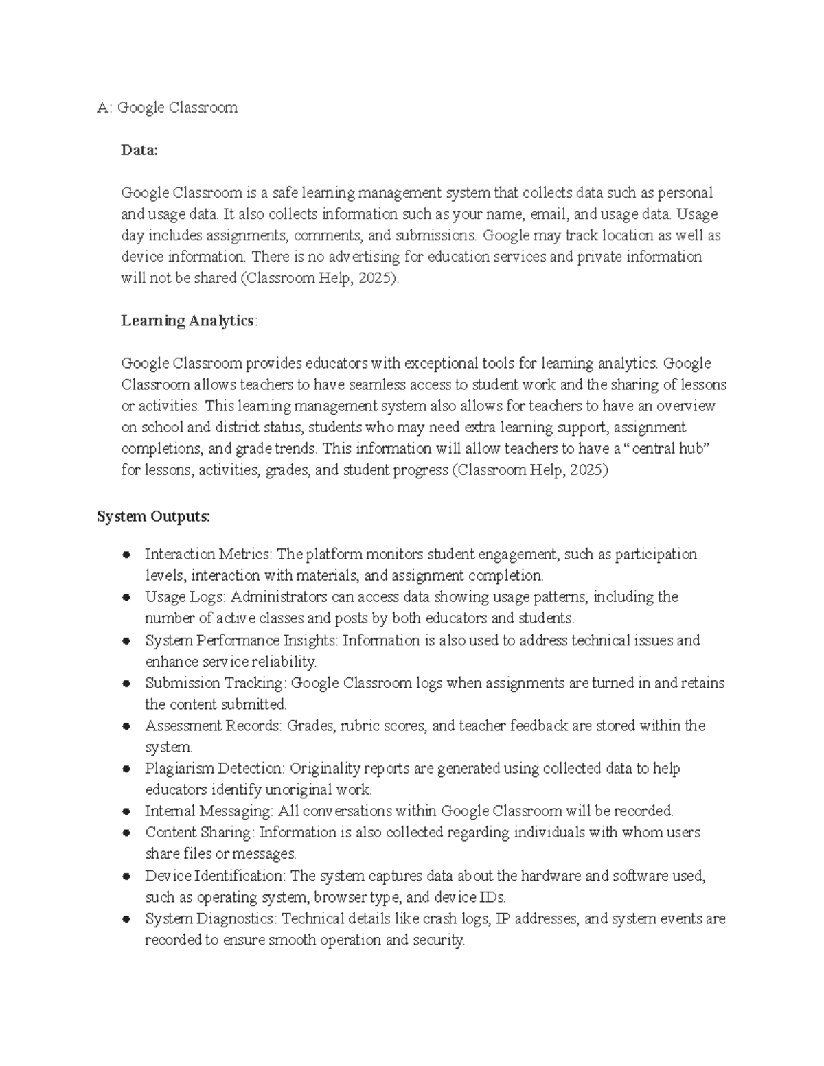 WGU Task 4 - Google Classroom & Canvas Data Analysis in Ed Tech - Studocu
