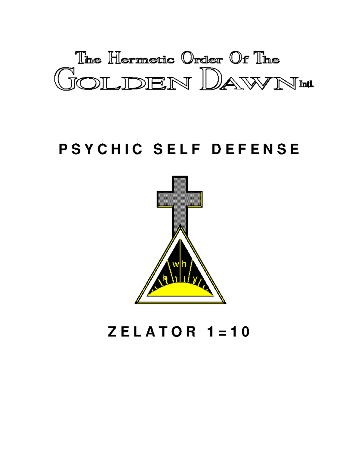 PSYCH 110: Psychic Self Defense Techniques and Rituals - Studocu