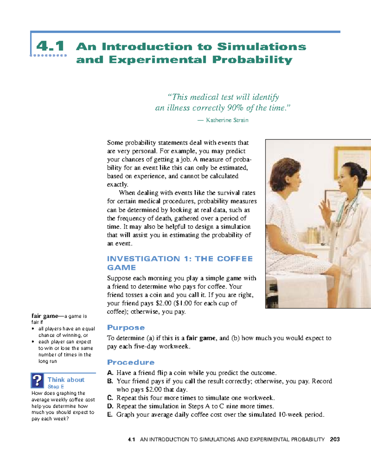 Lesson 4: Simulations and Experimental Probability in Medical Testing ...