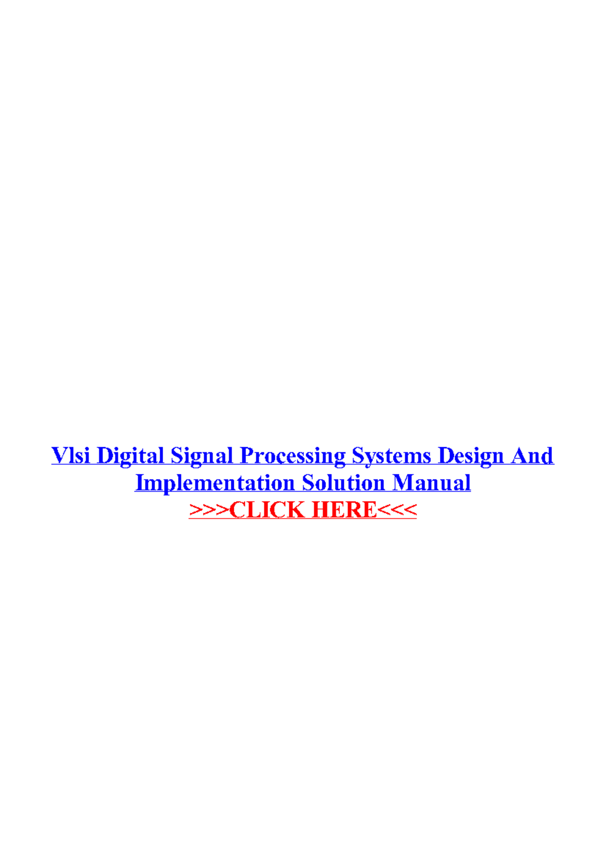 VLSI 440453359 Final Exam Solutions: Digital Signal Processing Design - Studocu