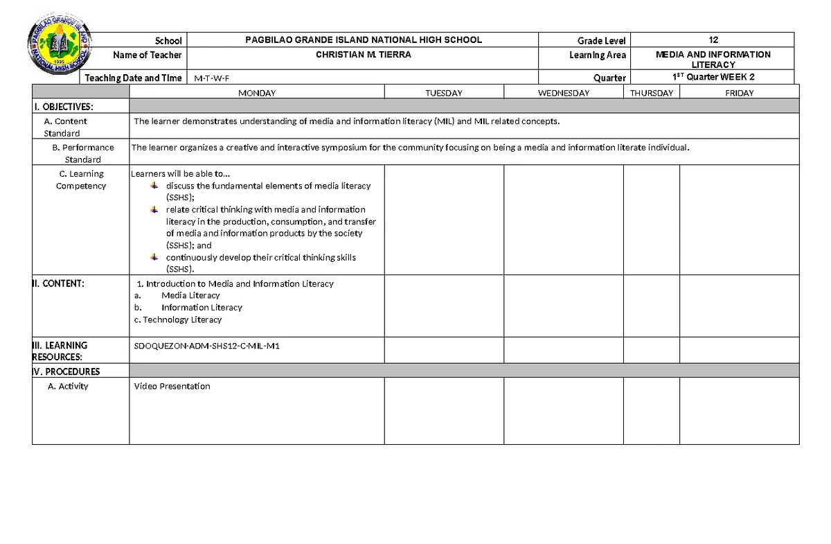 Institutional Assessment: COC 1-3 Computer System and Network Setup ...