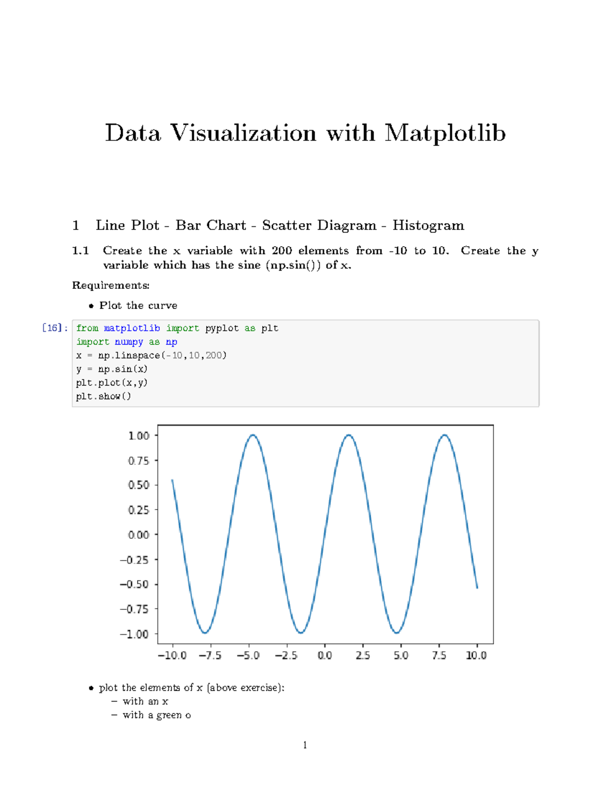 Python Data Visualization with Matplotlib - Project Notes - Studocu